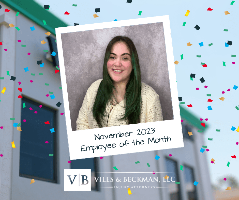 Empleado del Mes de Noviembre 2023 | Viles & Beckman, LLC