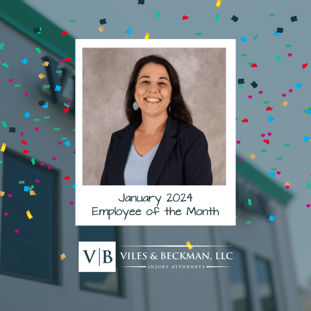 JANUARY 2024 EMPLOYEE OF THE MONTH | Viles & Beckman, LLC